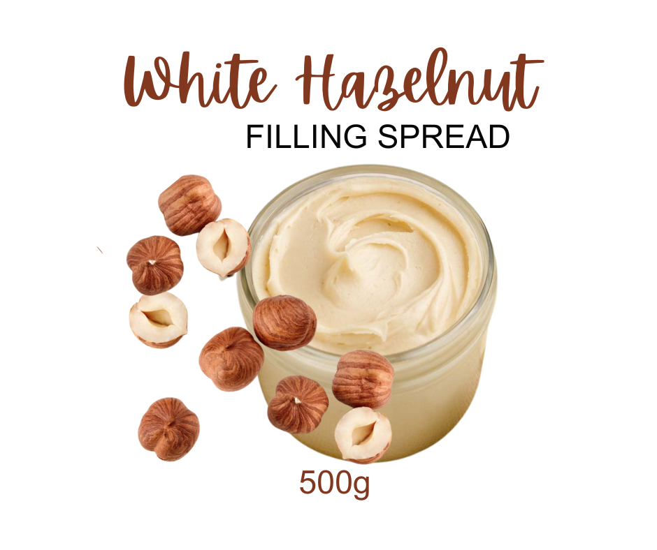 White Hazelnut Filling Spread 500g – Ipswich Cake Room