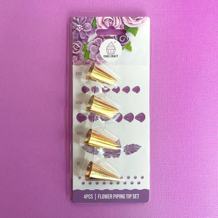 CAKE CRAFT | FLOWER PIPING TIP SET | 4 PIECE SET – Ipswich Cake Room